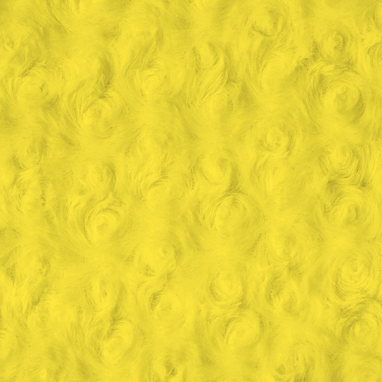 Yellow Minky Rosebud Cuddle- By The Yard- 58"/60" 100% Polyester Lap ...