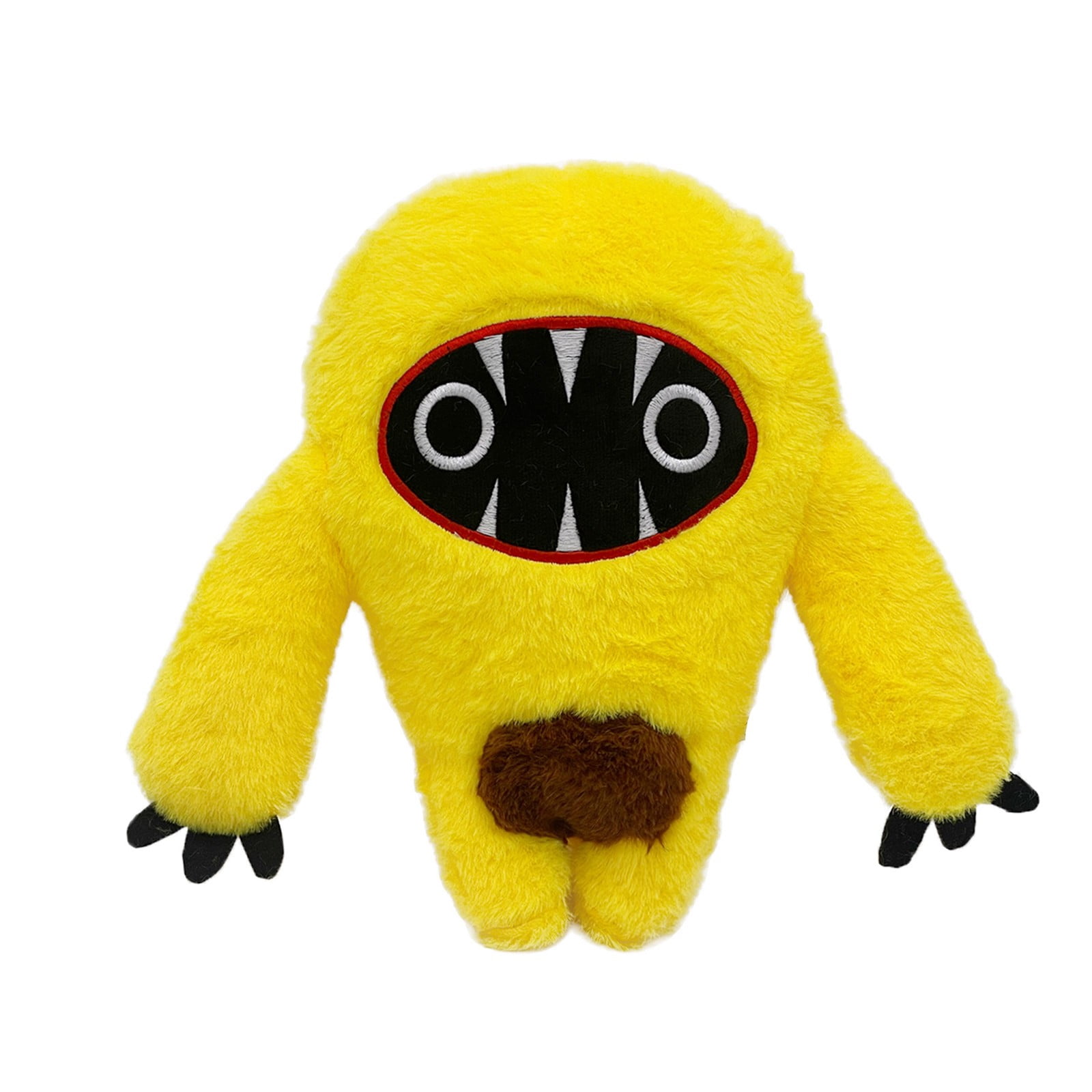 Yellow Monster Plush Toy, Cute Yet Scary Stuffed Creature for Children ...