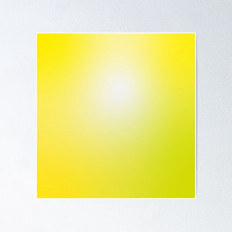 Yellow Multicolor Gradient Backgrounds Concept Poster- Unframed Poster ...