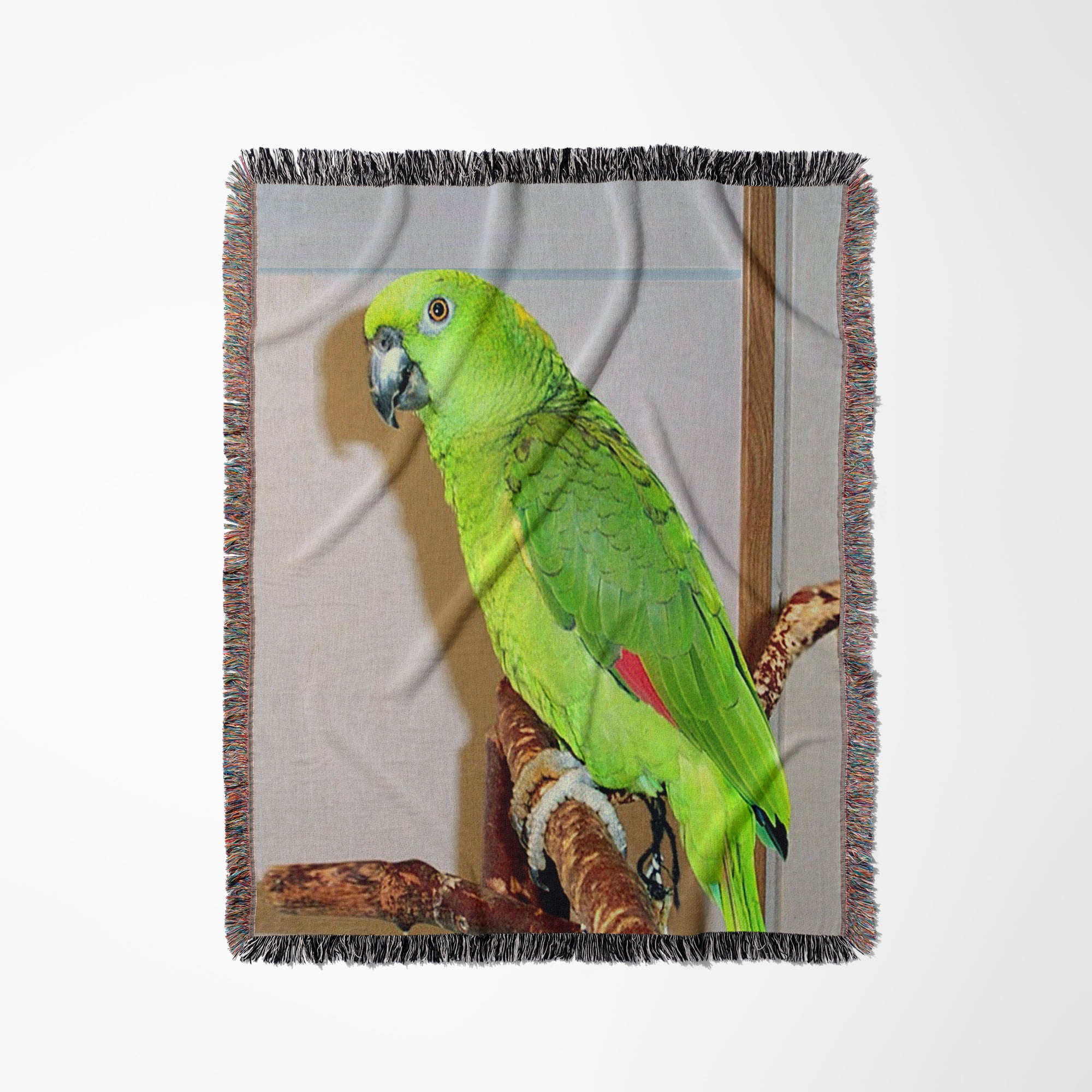 Yellow Nape Parrot, Woven Blanket - Walmart.com