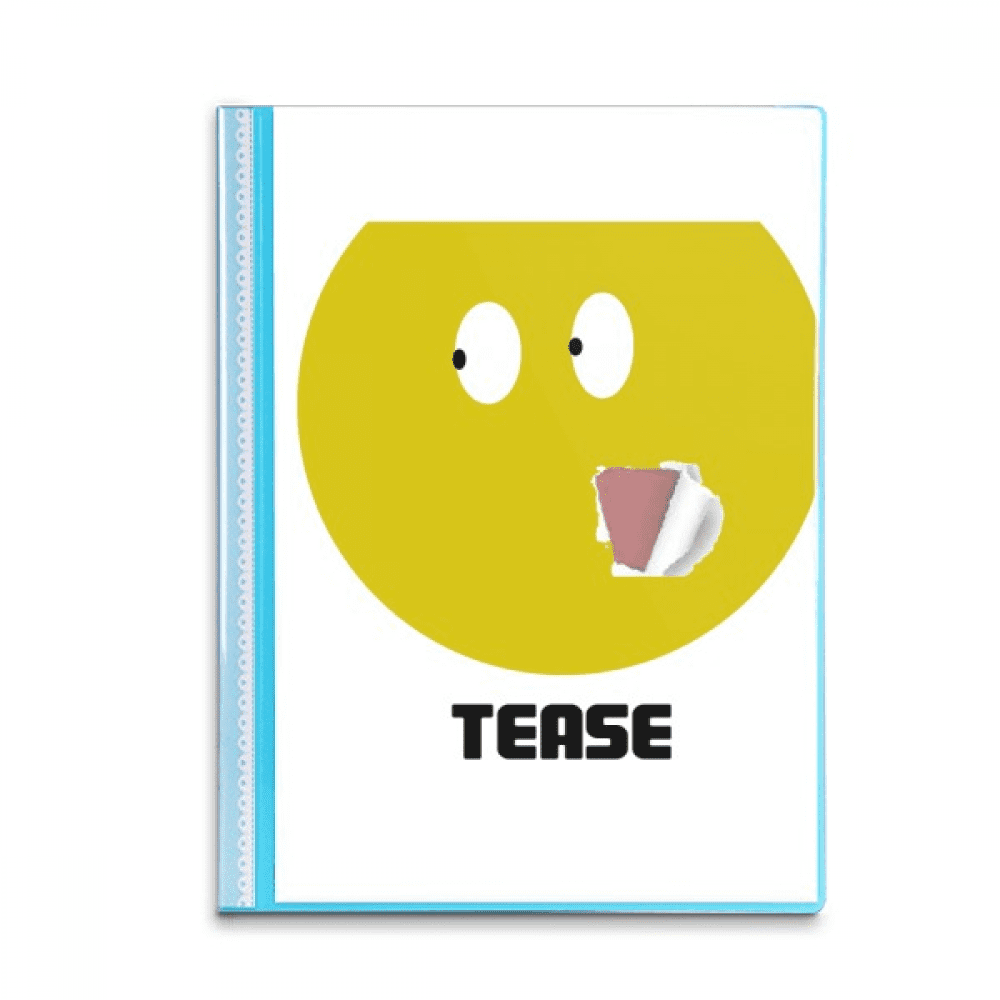 Yellow Naughty Emotion Lol Tease Book Sheet Protectors Portfolio Binder ...