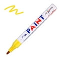 Yellow Paint Markers, 1 Pack Oil-Based Waterproof Quick Dry Permanent ...