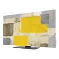 Yellow Paint TV Dust Cover 50 Inch, Abstract Mottled Classic Art ...