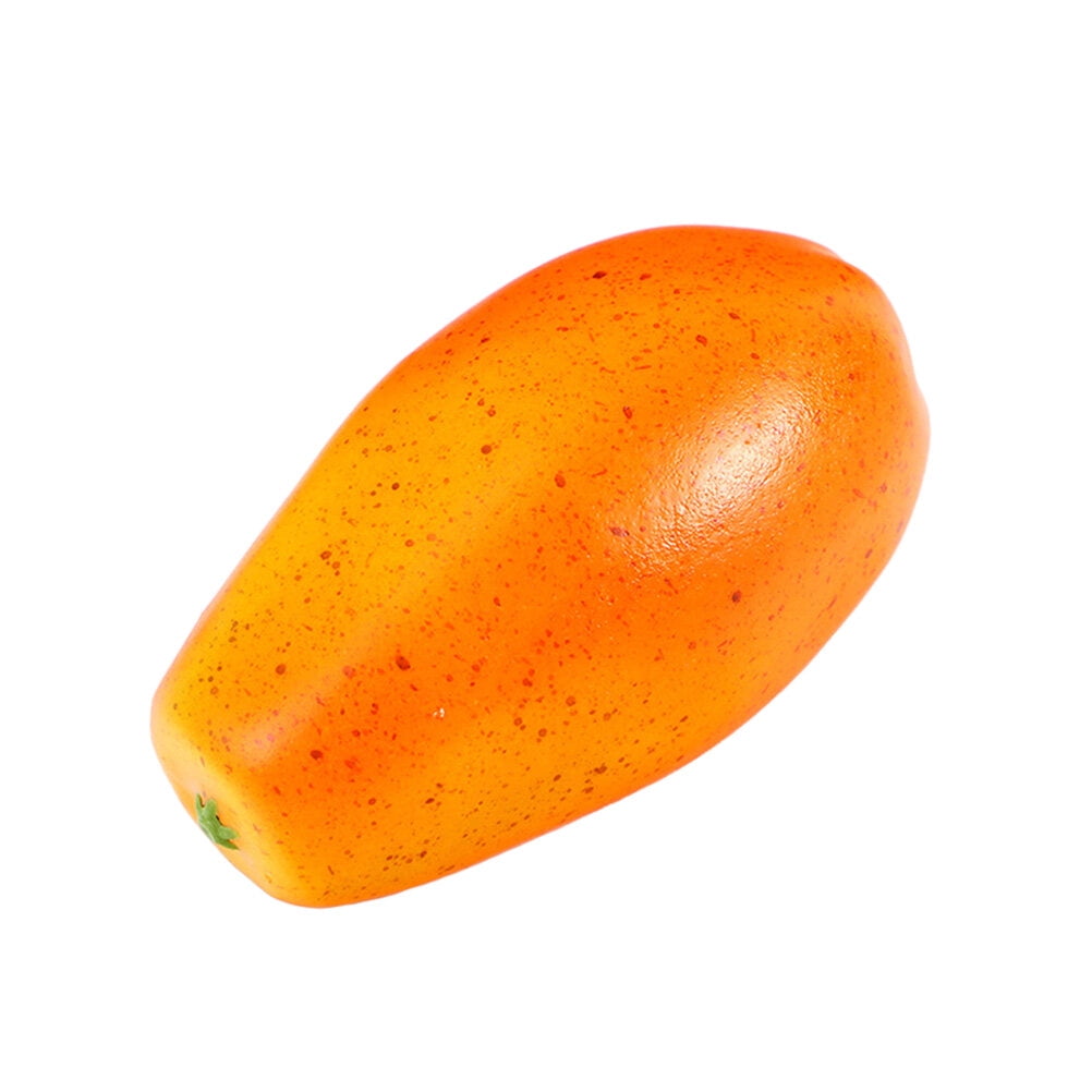 Yellow Papaya Artificial Fruit Props Real Fruitful Models Lovers ...