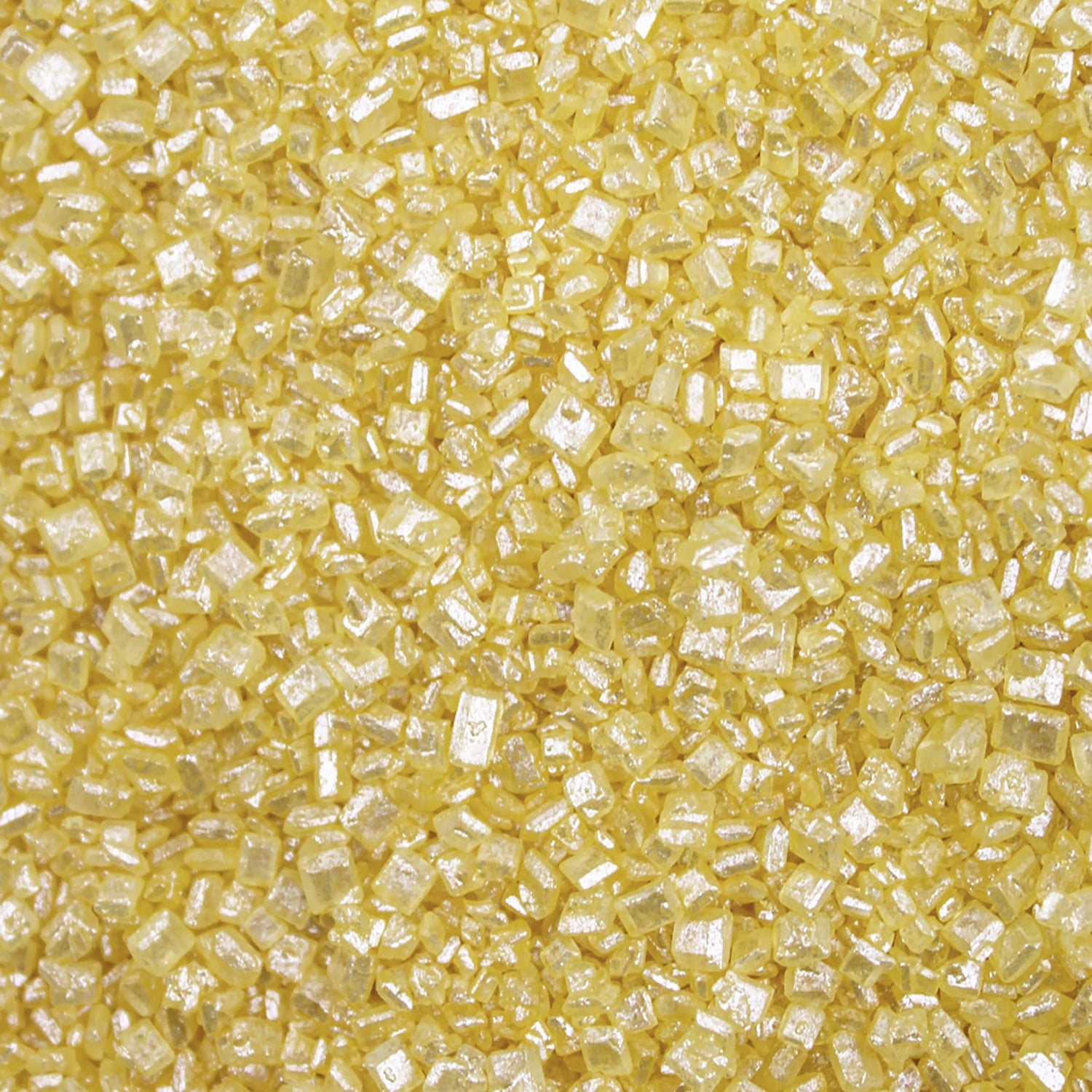 Yellow Pearl Sugar Sand (1/2 cup) For Cake Decorating, Cupcakes and Ice ...