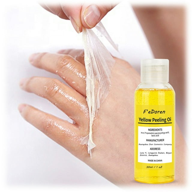 Yellow Peeling Oil Exfoliating Dark Skin For Body Exfoliating Oil For