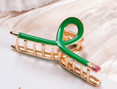 Yellow Pencil Hair Claw Clips Back to School Hair Clip for Women,Cute ...