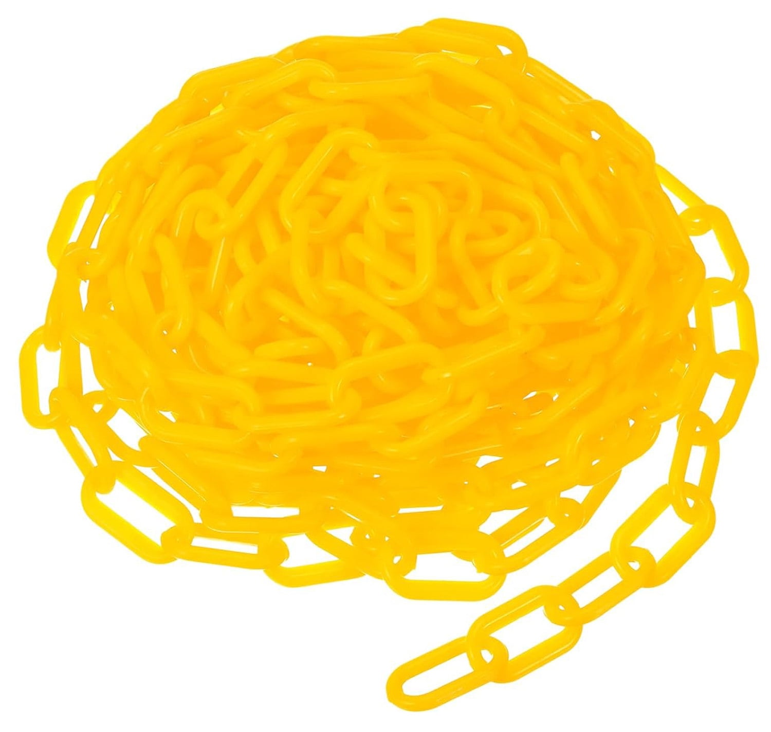 Yellow Plastic Chain,Bexikou 13ft Rustproof & Lightweight Plastic Chain ...