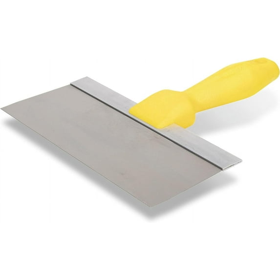 Yellow Plastic Handle Drywall Taping Knife, 10 Inch Stainless Steel ...