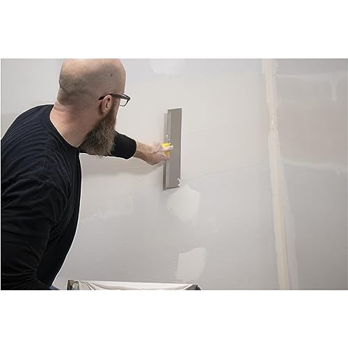 Yellow Plastic Handle Drywall Taping Knife, 14 Inch Stainless Steel ...