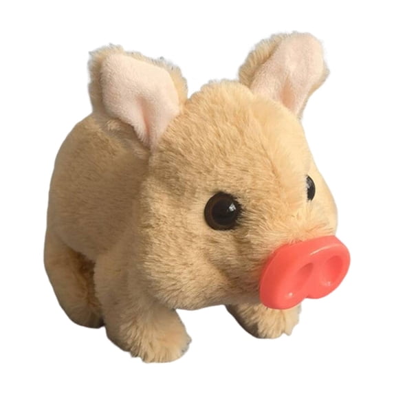 Yellow Plush Vertical Ear Little Pig Childrens Toy Yellow 100 Polyester ...