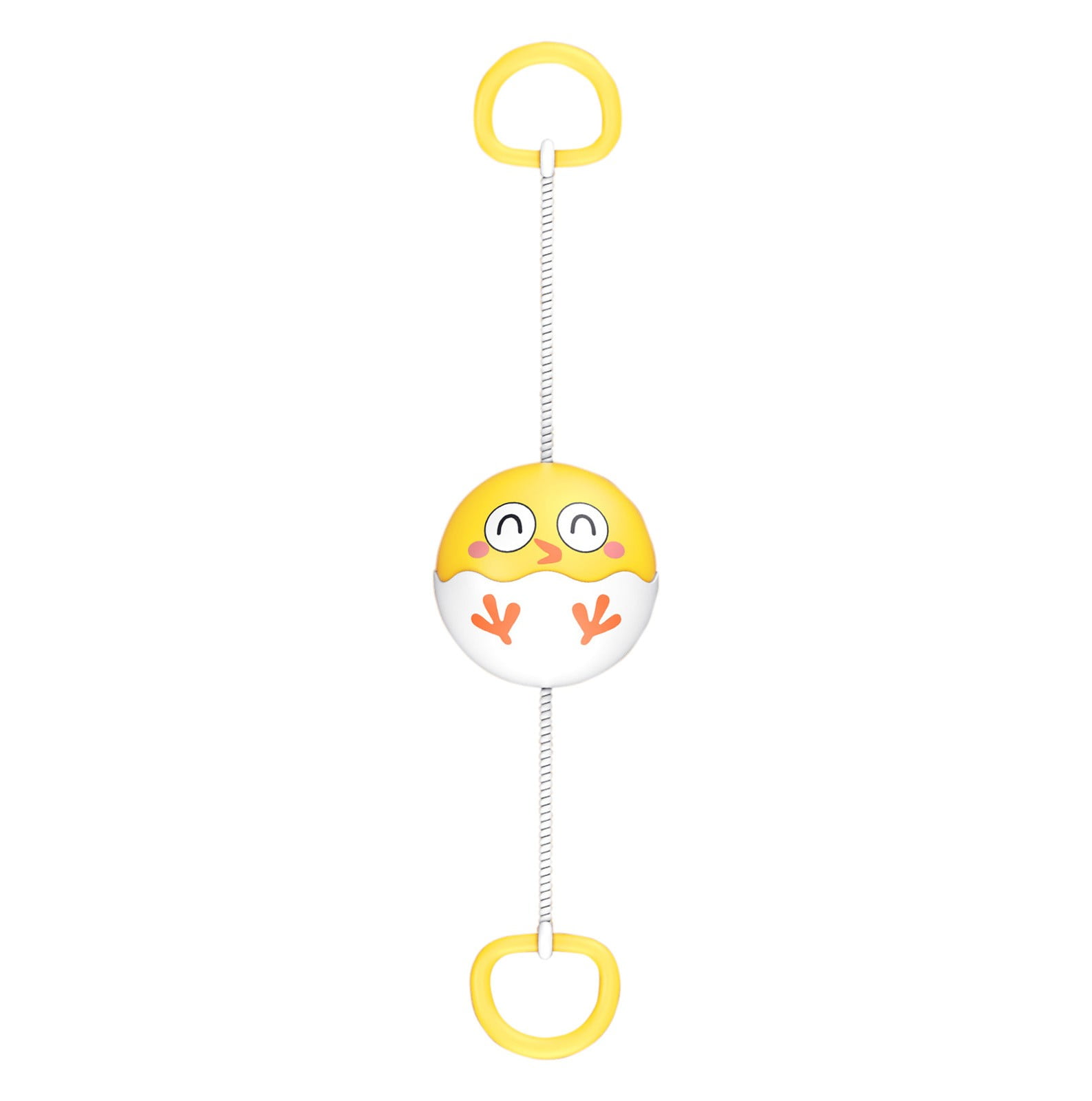 Yellow Pull String Spinning Flash Ball With Whistle Feature For ...