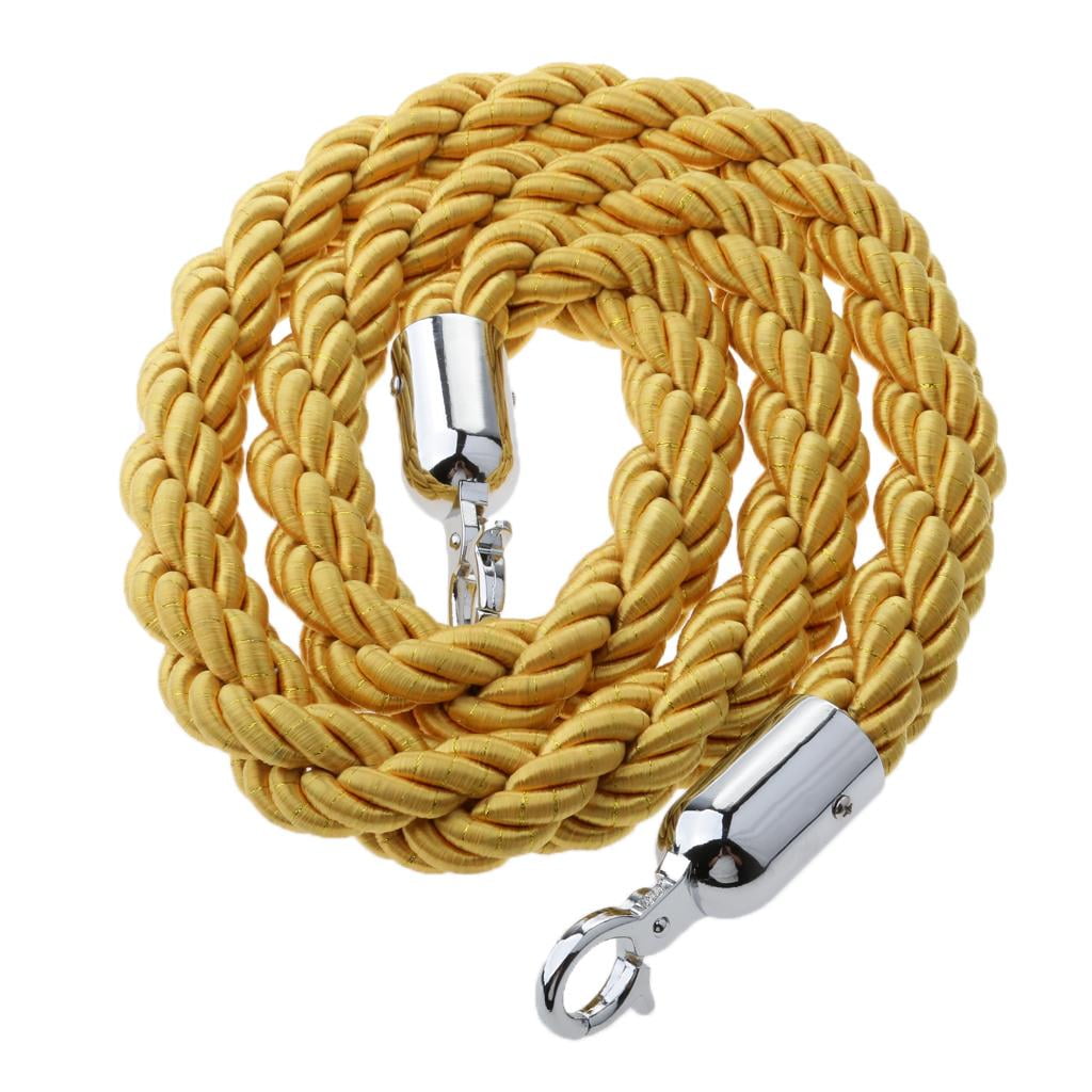 Yellow Queue Barrier Stand Posts Divider Crowd Stanchion 1.5m - Walmart.com