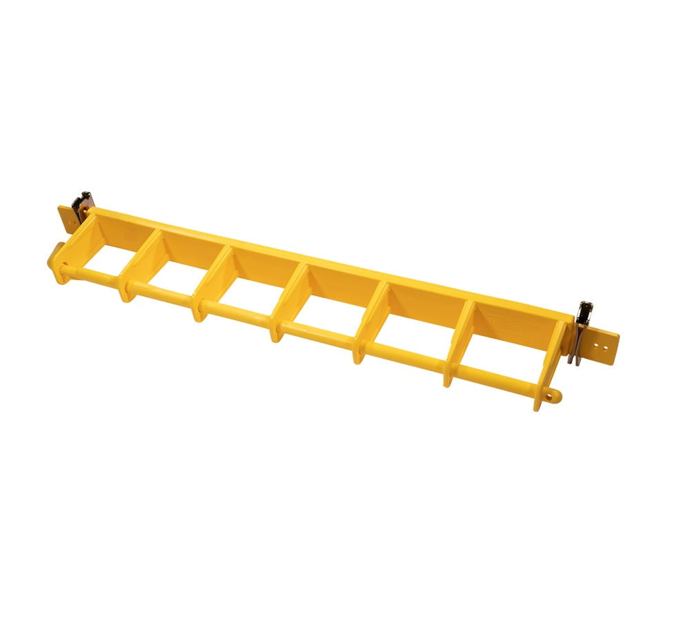 Yellow Rack 6 Bay 24" Center Storage Rack for decking Beam, Shoring ...