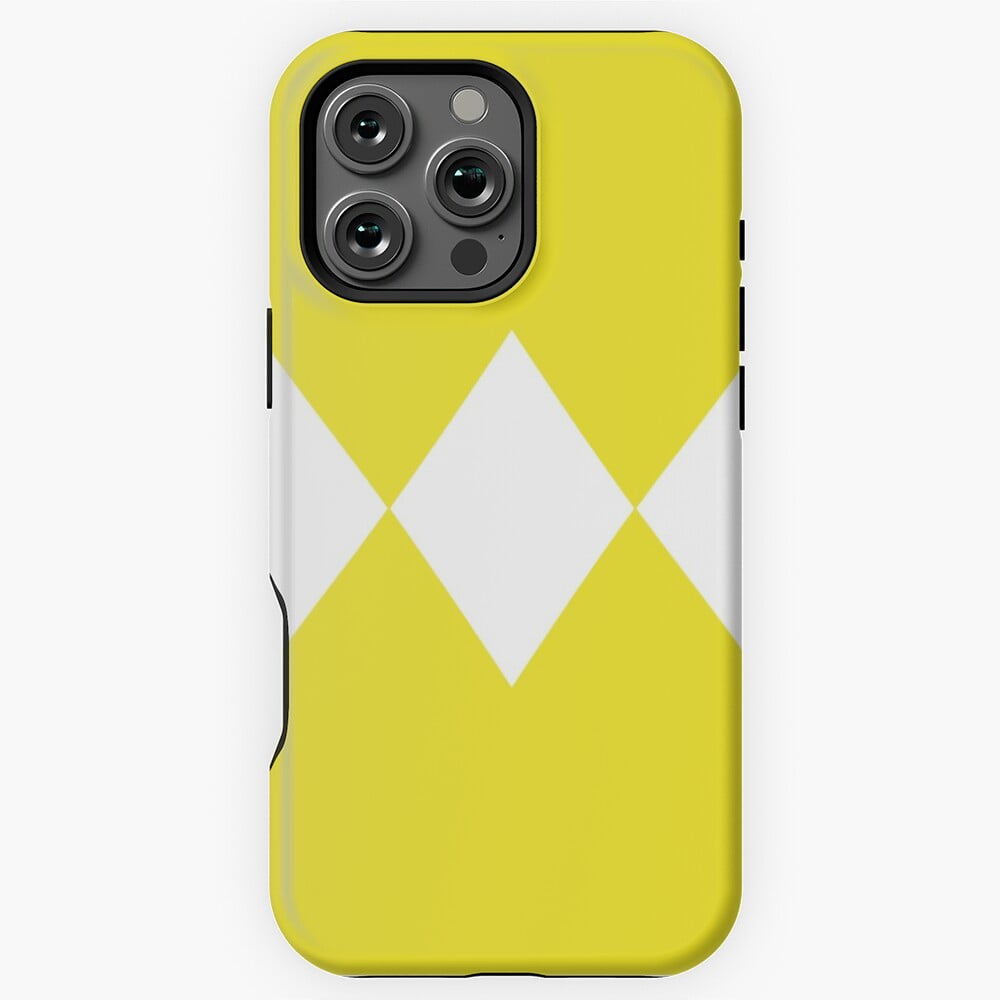 Yellow Ranger Inspired Retro Power Suit Tribute Art iPhone Case 17 to ...