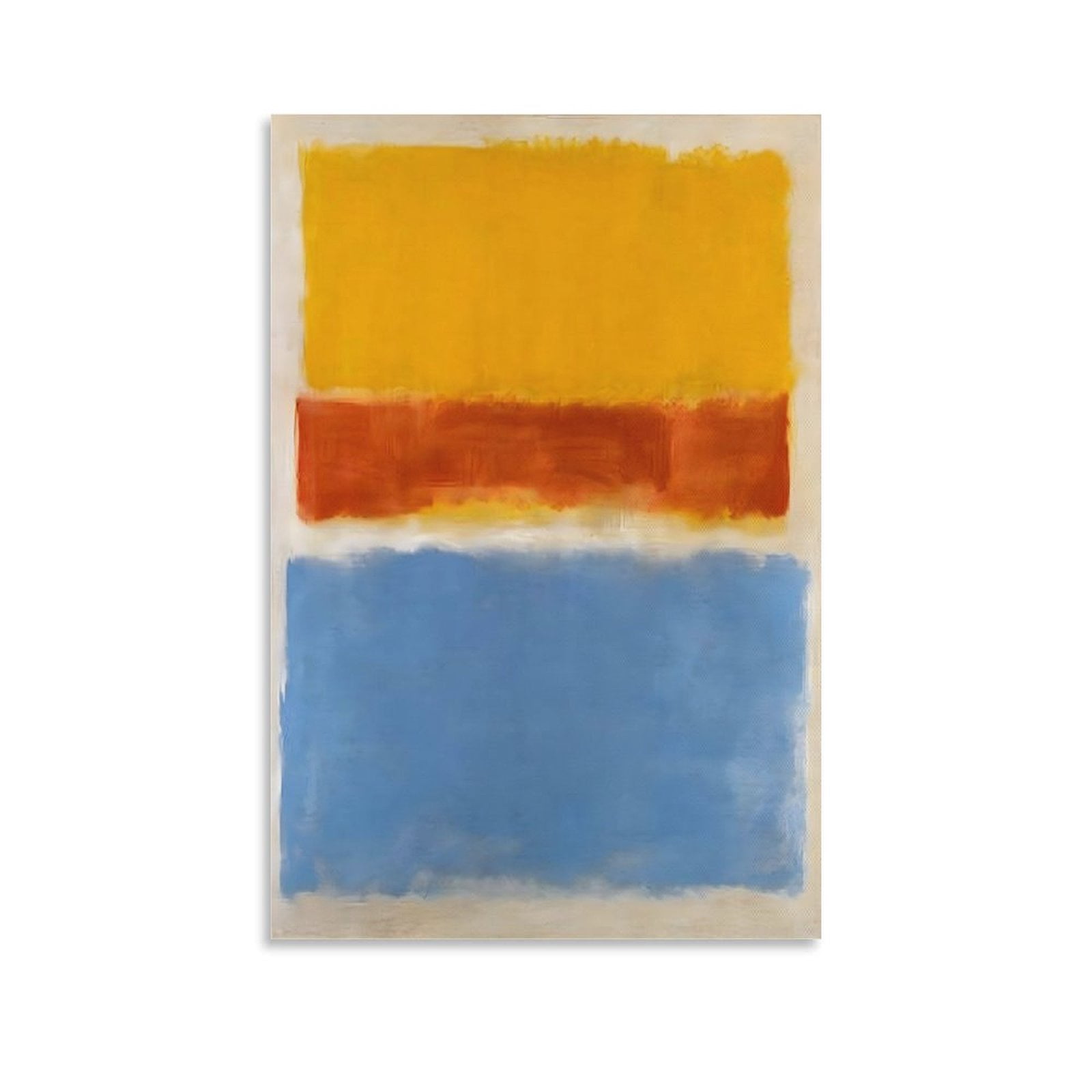 Yellow, Red And Blue by Mark Rothko Painting Poster Poster Decorative ...