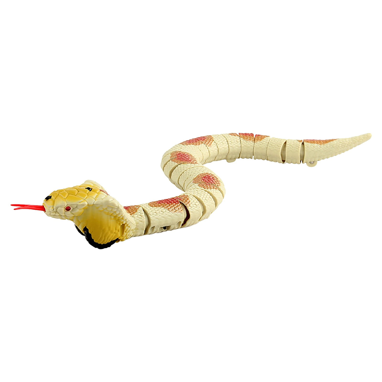 Yellow Robotic Snake Toy With Double Modes, Remote Control And Sensing ...