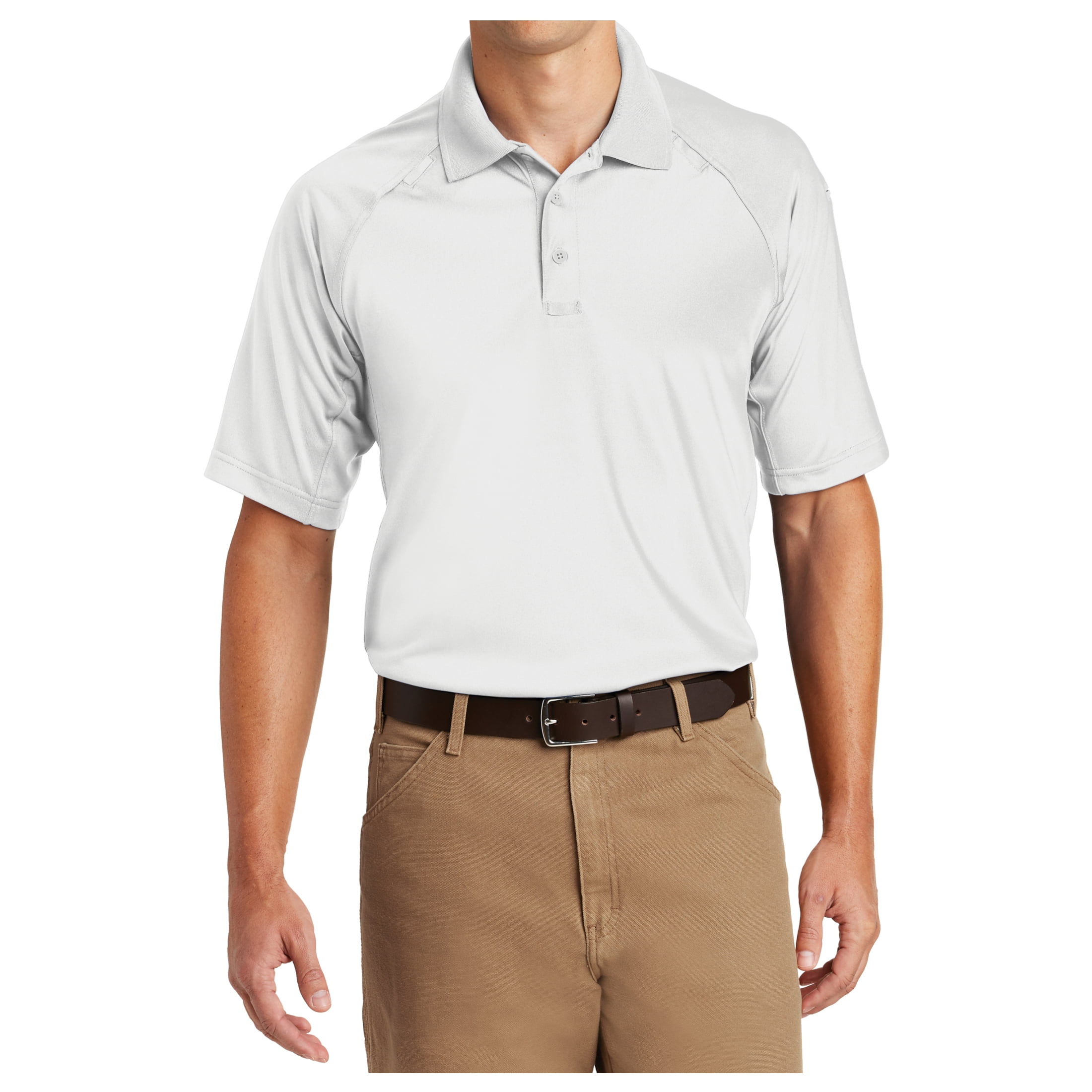 Yellow Rooster Men's Select Snag-Proof Tactical Polo White L - Walmart.com