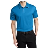 Yellow Rooster Mens Silk Touch Performance Polo Brilliant Blue XL ...
