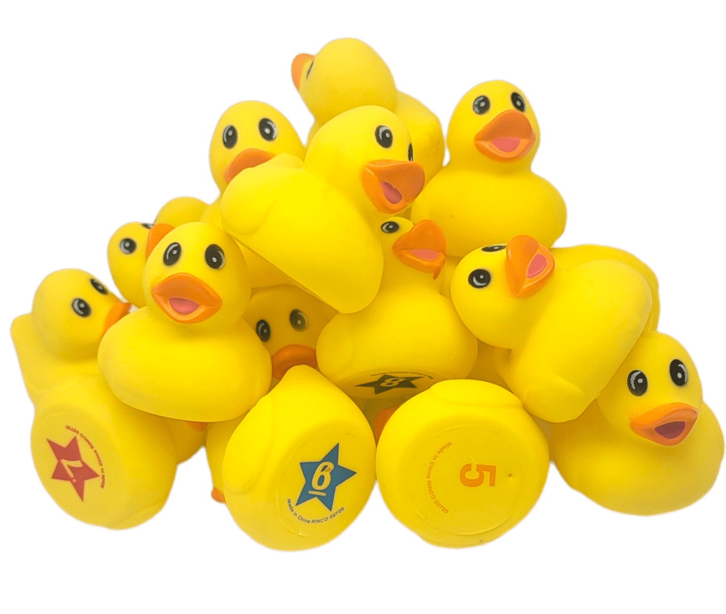 Kids Yellow Rubber Ducky Matching Game (20 Pack) 1 to 10 Numbers ...