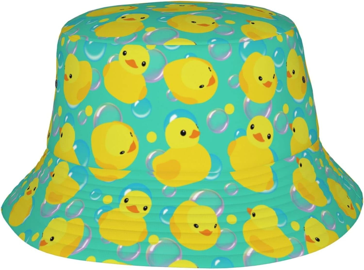 Yellow Rubber Ducks Sun Hat Packable Outdoor Fisherman Cap Summer ...