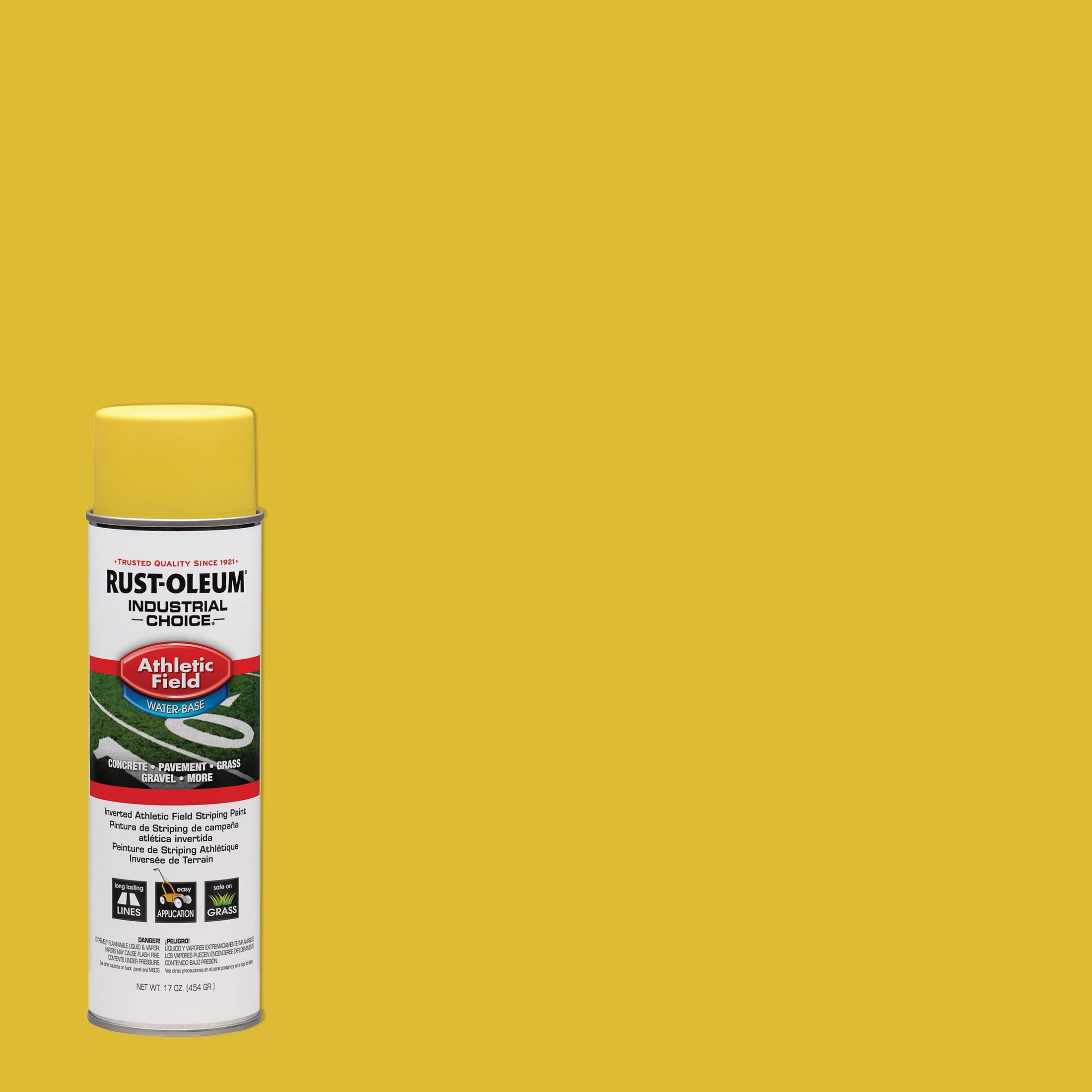 Yellow, Rust-Oleum Industrial Choice Athletic Field Striping Spray ...