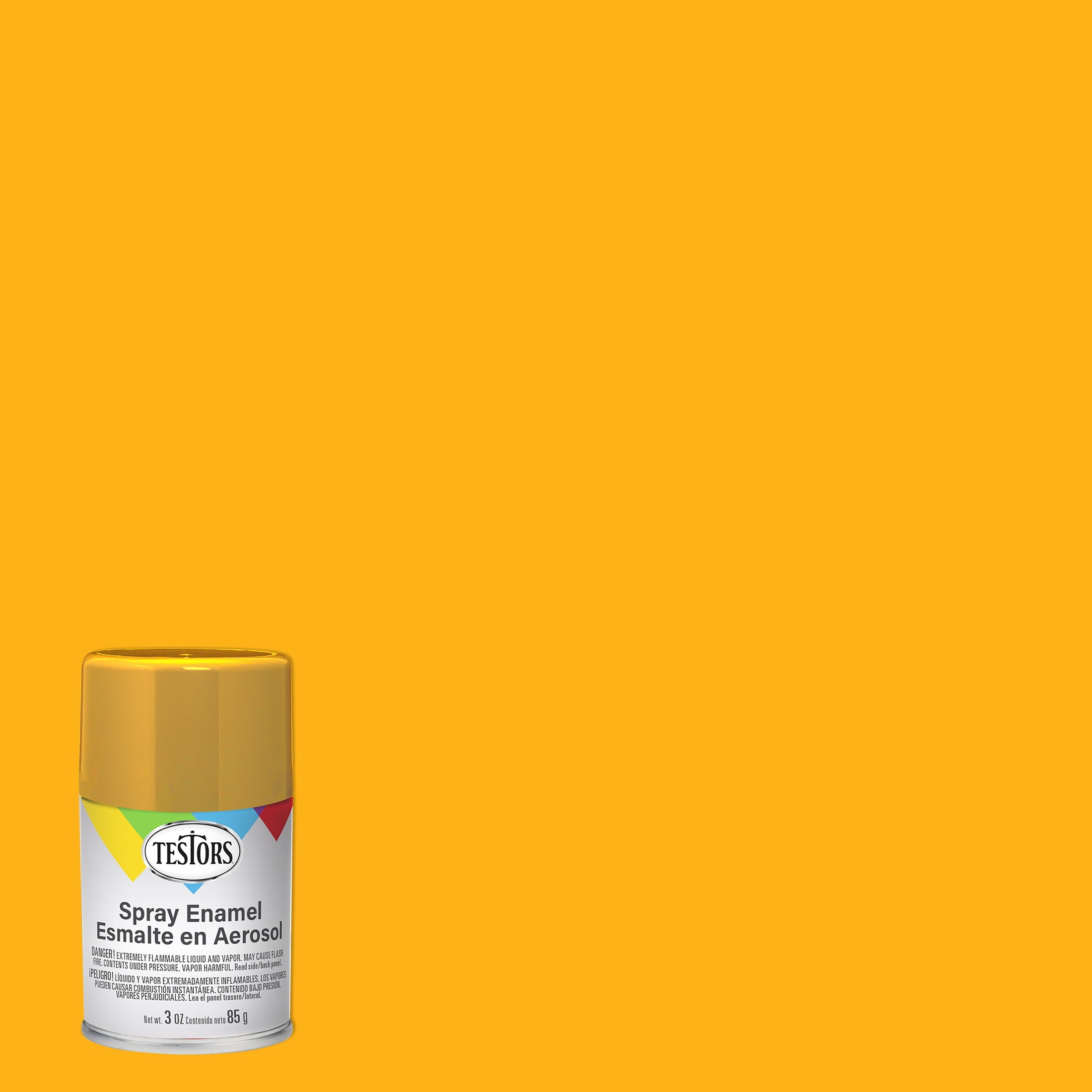 Yellow, Rust-Oleum Testors Gloss Enamel Spray Paint- 1214T, 3 oz.- 3 ...