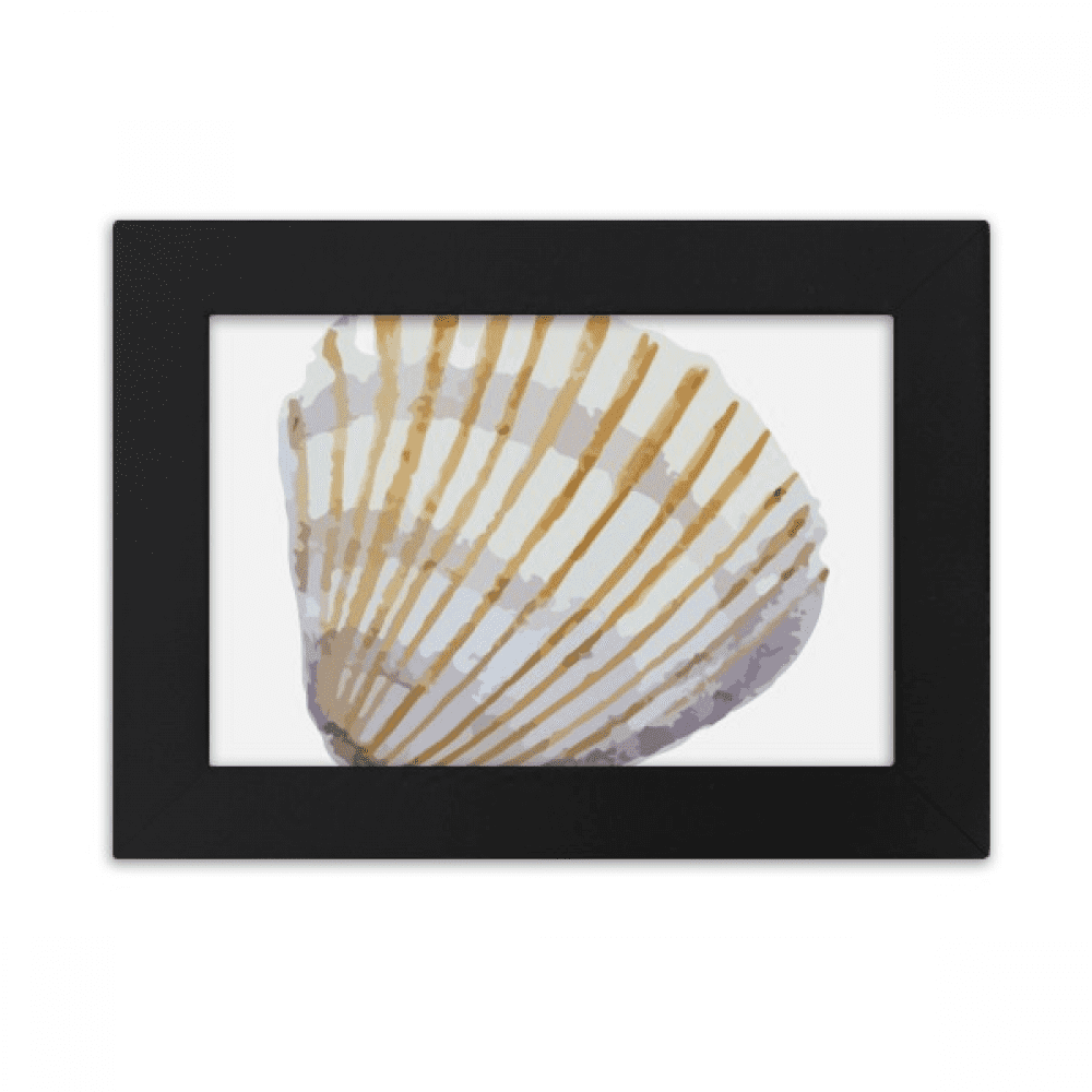 Yellow Scallop Marine Life Illustration Desktop Photo Frame Ornaments ...
