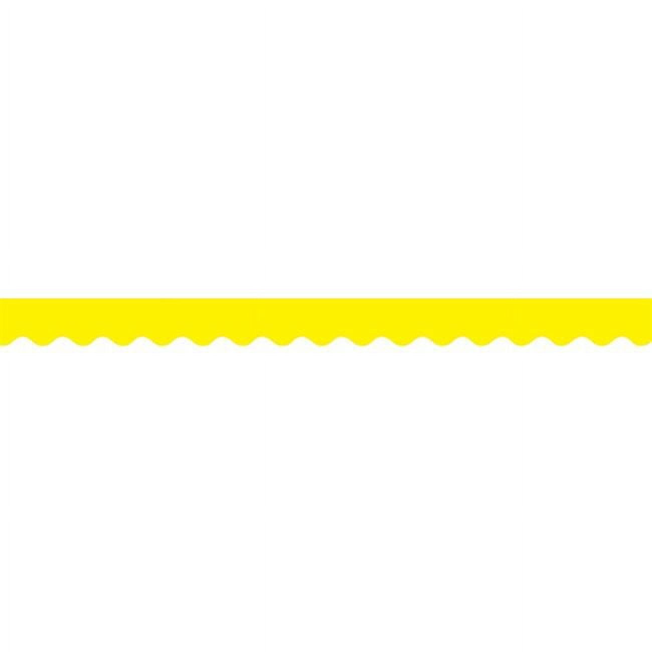 Yellow Scalloped Border Trim [TCR4175] - Walmart.com