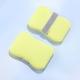 Yellow Soap Bag Bath Sponge Home Soft Shower Puff Tool Fall Apart Body ...