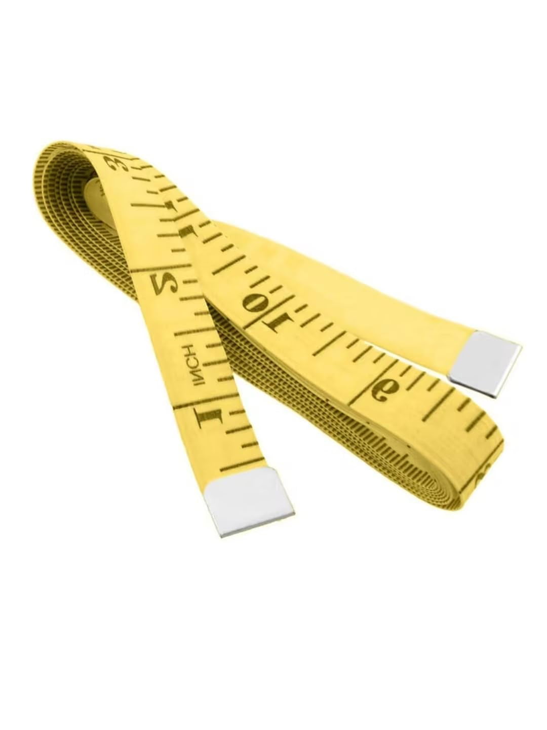 Yellow Soft Tape Measure & Body Chest Waist Circumference Measuring ...