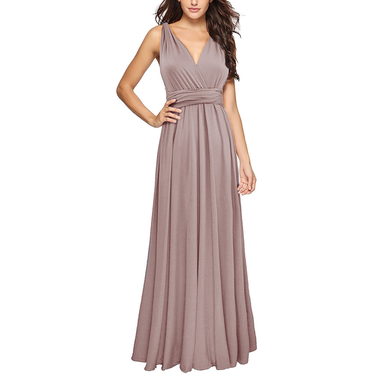 Yellow Spandex Full-Length Women's Formal Dress, Wrap Dress Long ...