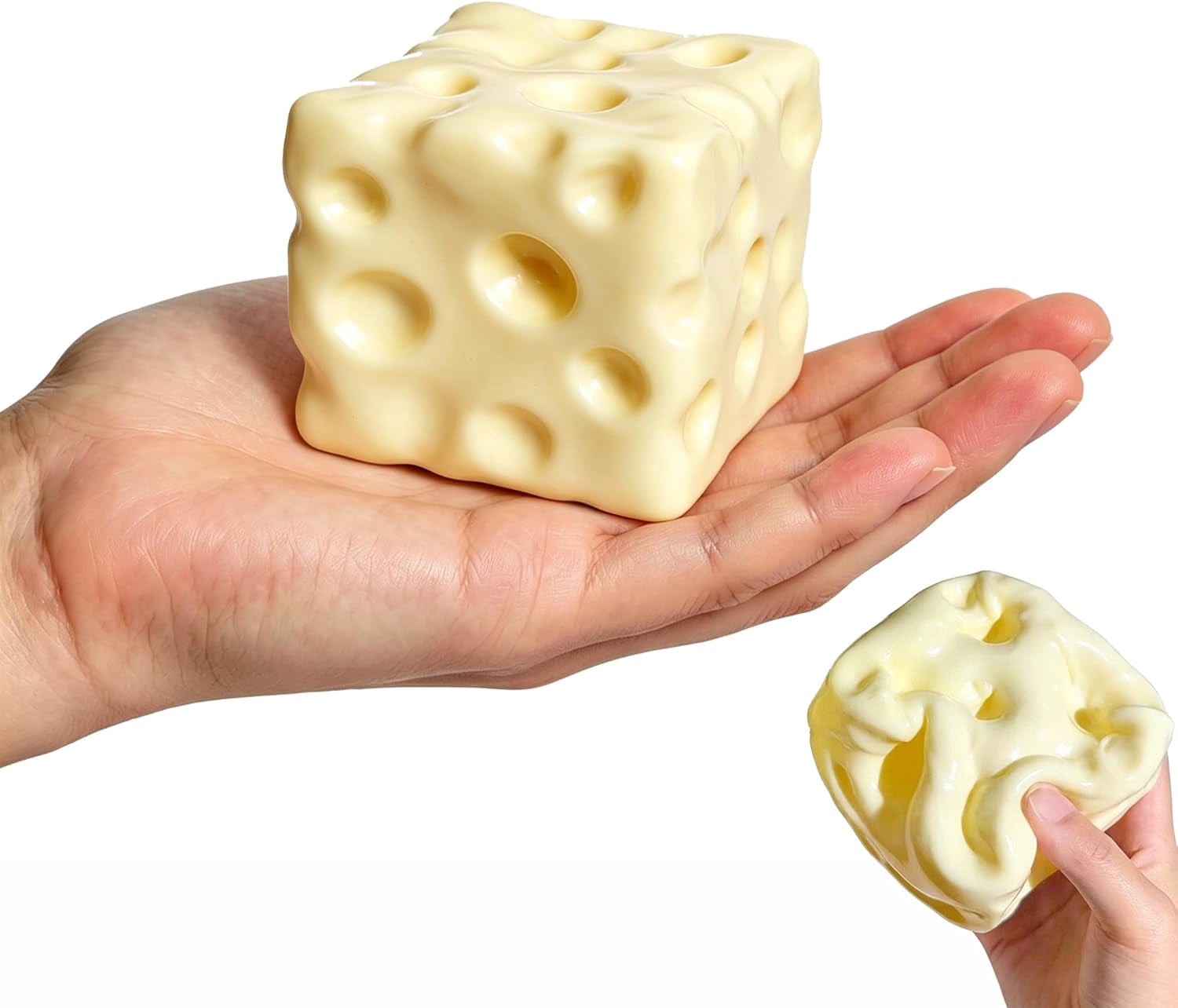 Yellow Squeeze Cheese Squishy - Squeeze Luck Cheese Squishy Skin Soft ...