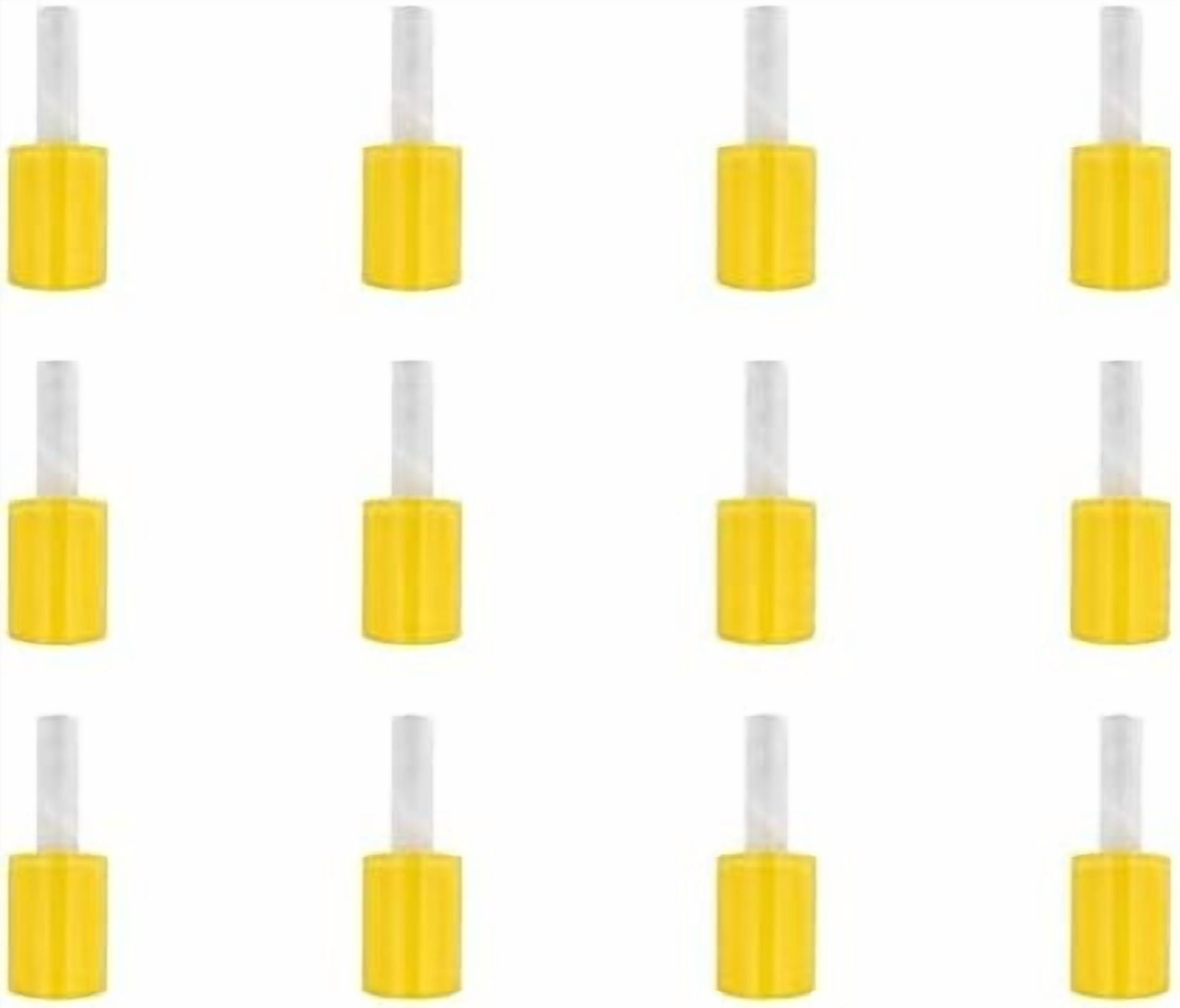 Yellow Stretch Wrap, 12 Pack, 5 Inch, 1000 Feet/Roll, 80 Gauge ...