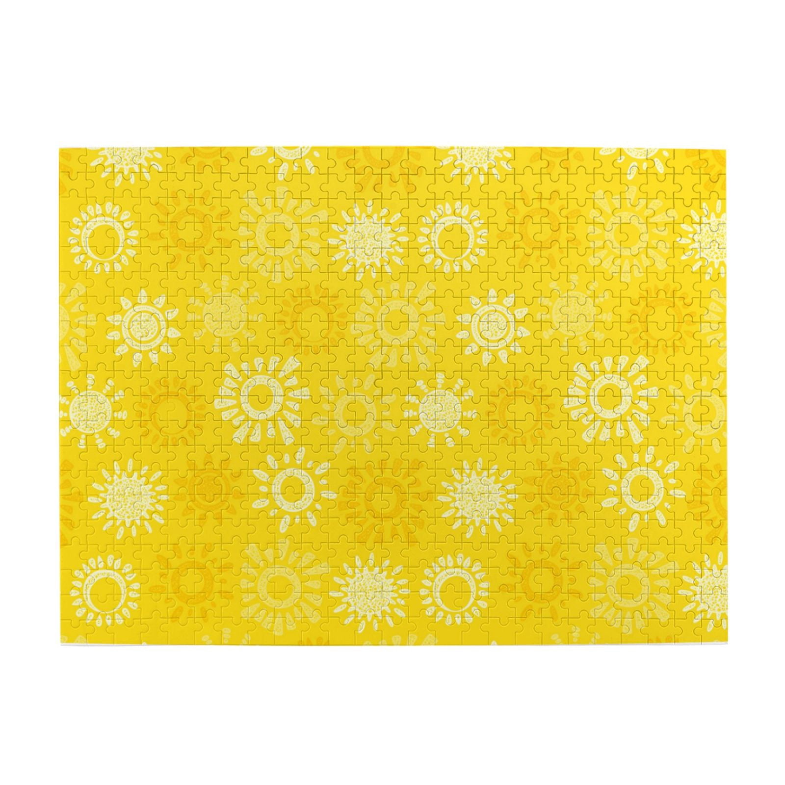 Yellow Sun Hand Nature, Jigsaw Puzzles 500 Pieces Wooden Jigsaw Toy ...