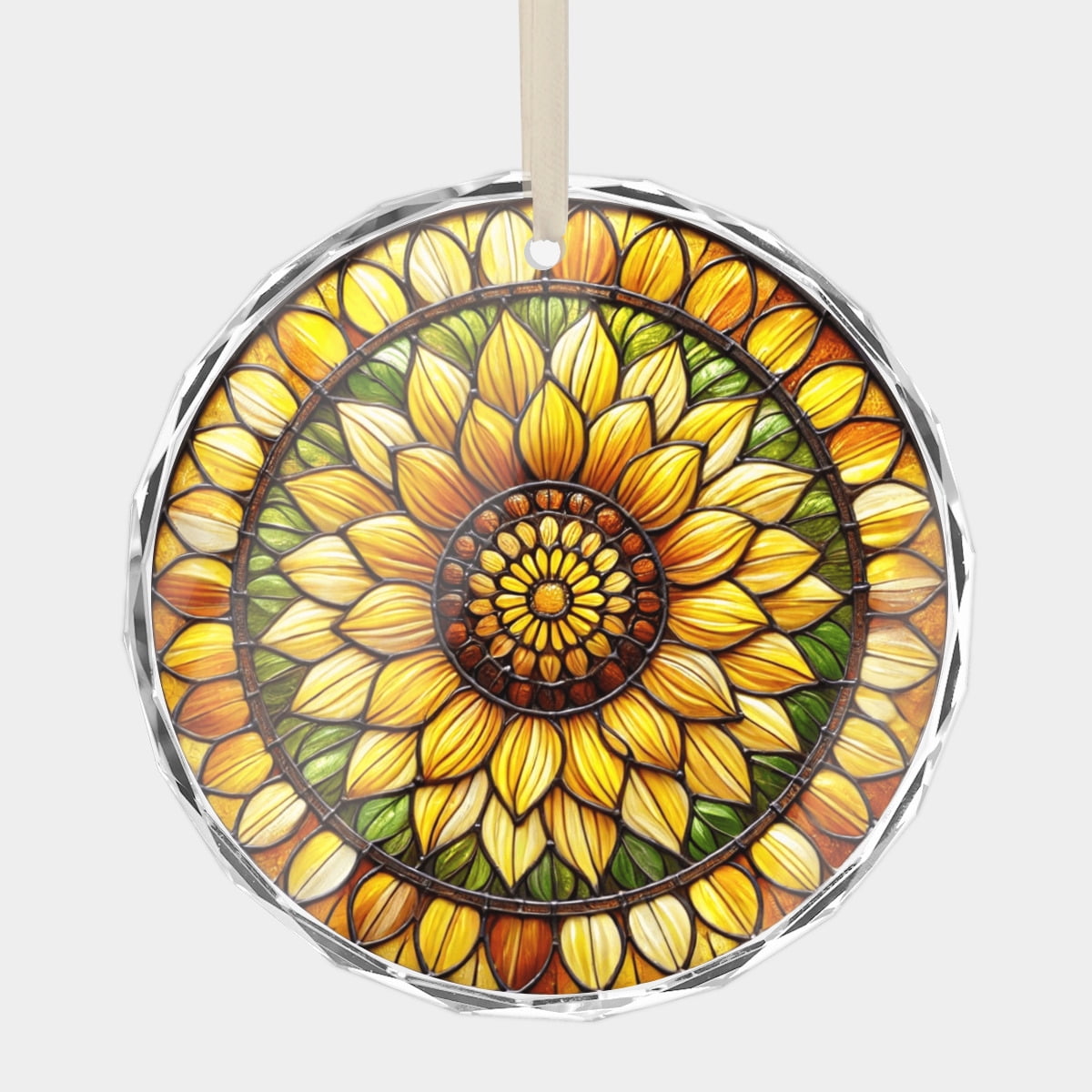 Yellow Sunflower July, August Month Birth Flower Floral Lovers Crystal ...