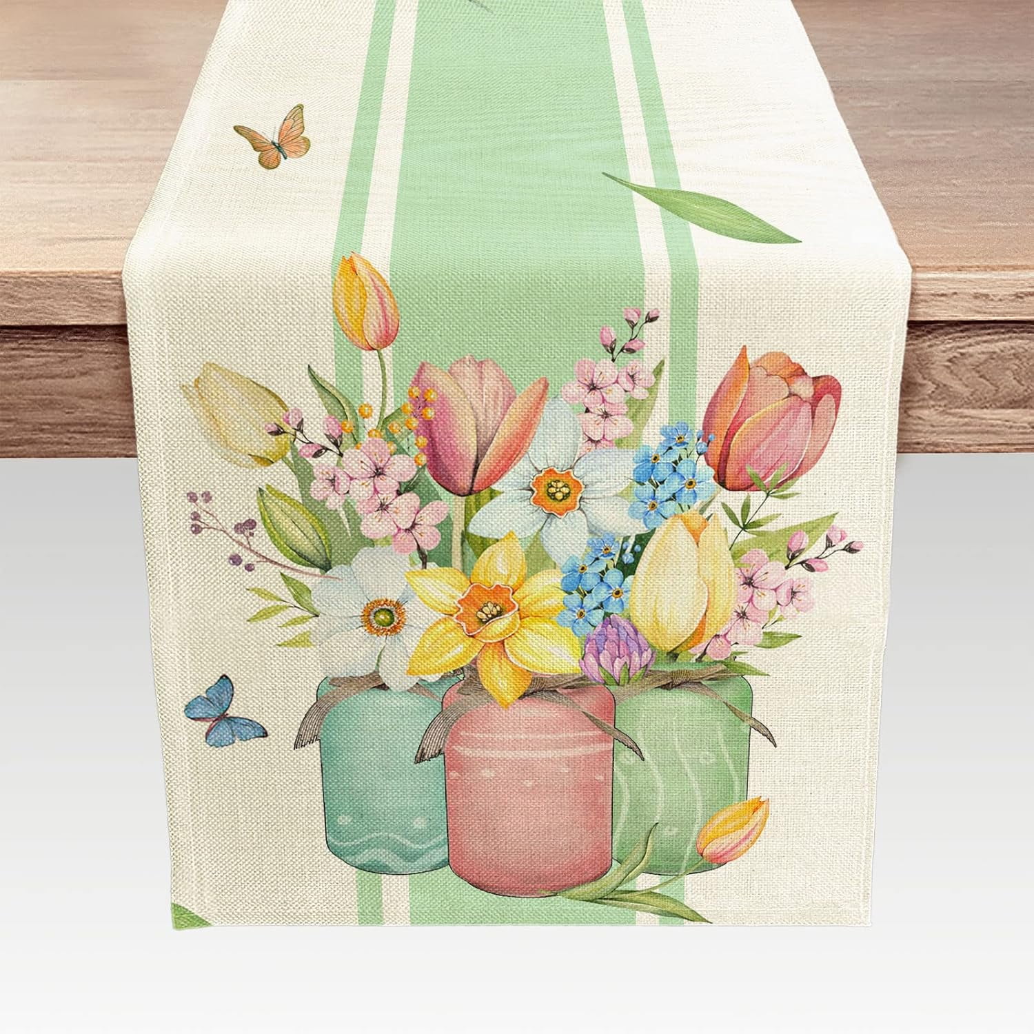 Yellow Sunflower Table Runners, Spring Summer Seasonal Hello Sunshine ...