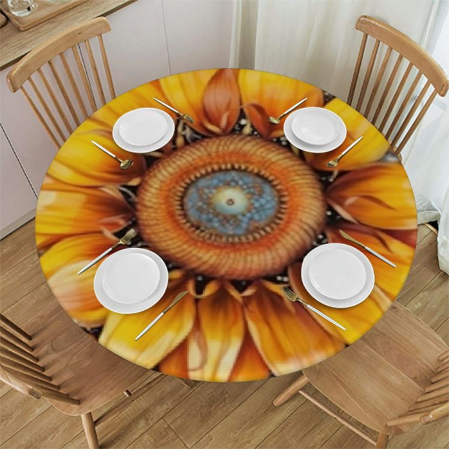 Yellow Sunflower in Pattern decorative can be washed and reused for ...