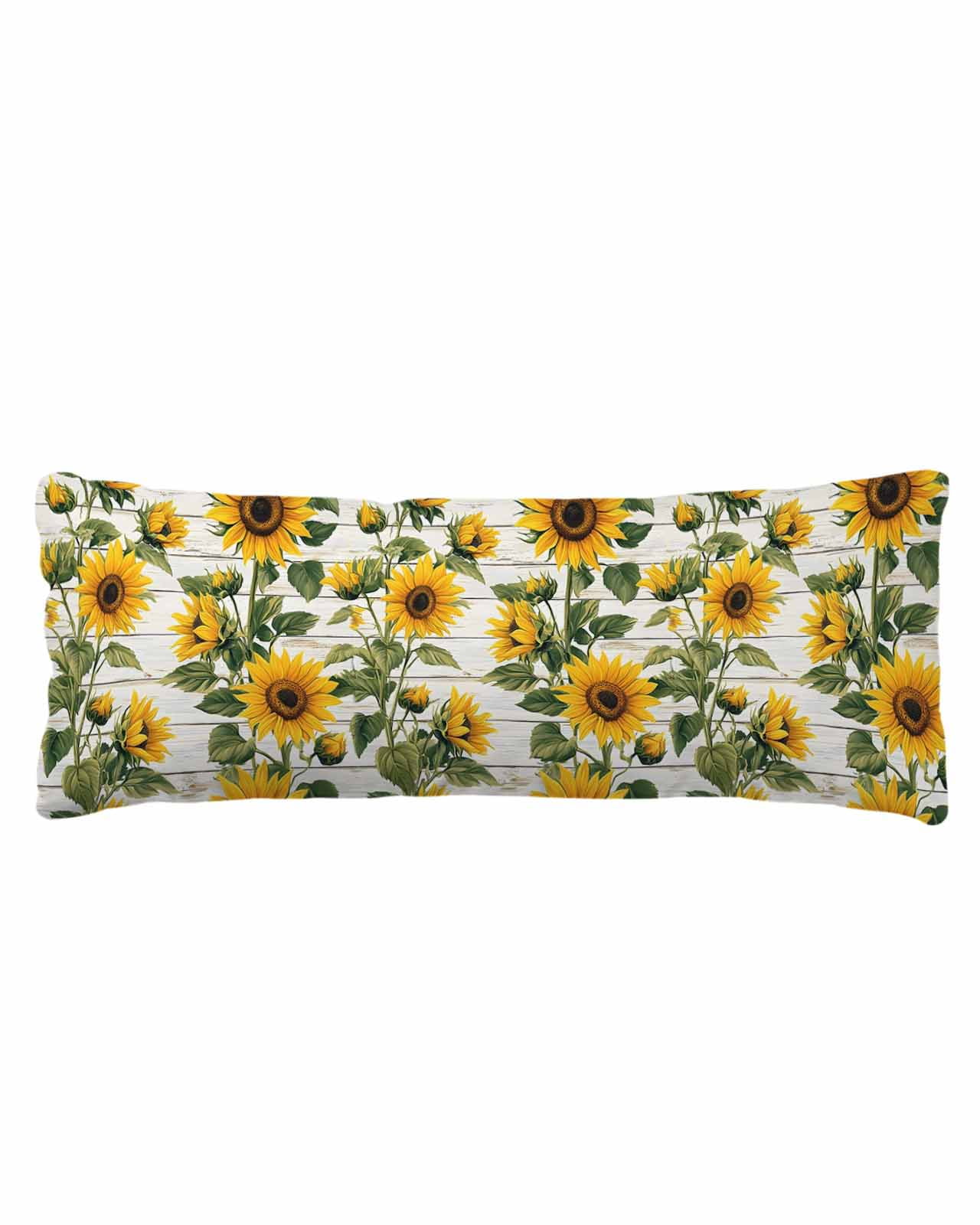 Yellow Sunflowers Body Pillow Cover 20 x 54 Inch Decorative Pillow ...