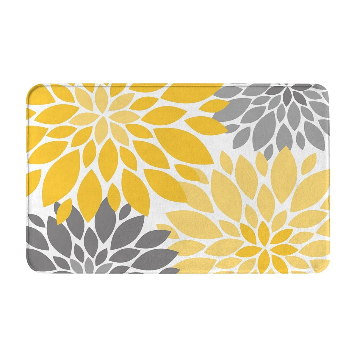 Yellow Sweet Home Door Mats Kitchen Floor Mats Soft Bathroom Mats ...