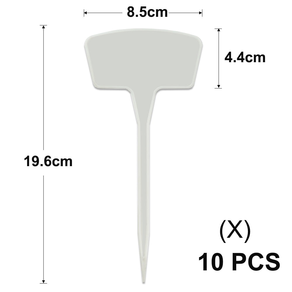 Yellow T Type Garden Pot Labels Indoor Outdoor Waterproof Record Plate ...