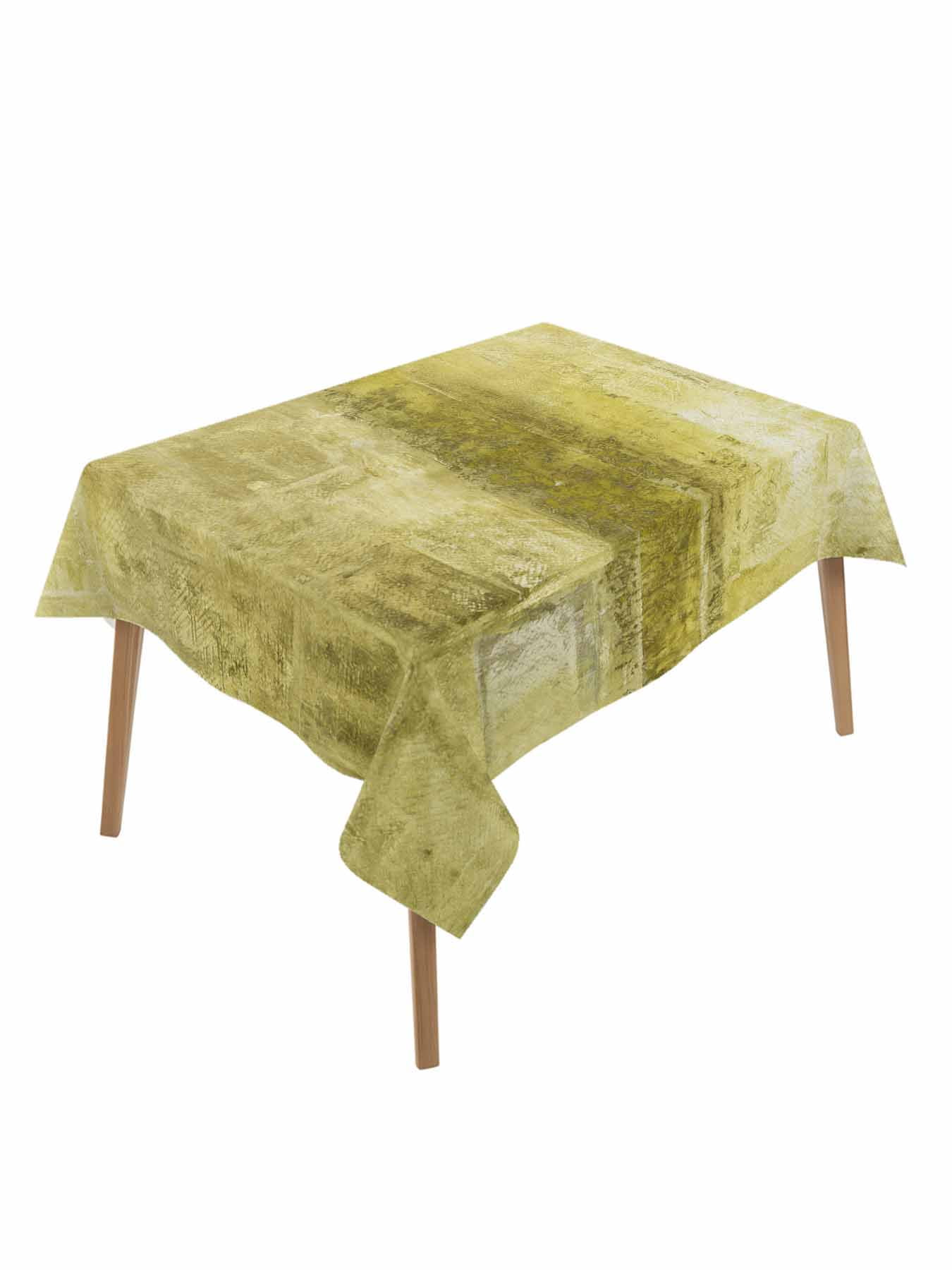 Yellow Table Cloth, Retro Oil Painting Modern Abstract Art Aesthetics ...