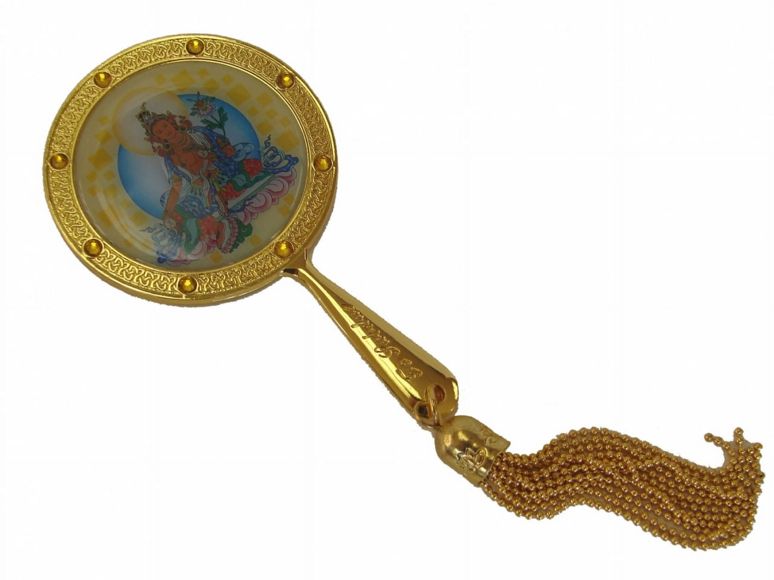 Yellow Tara Mirror Amulet for Increasing Prosperity and Abundance ...
