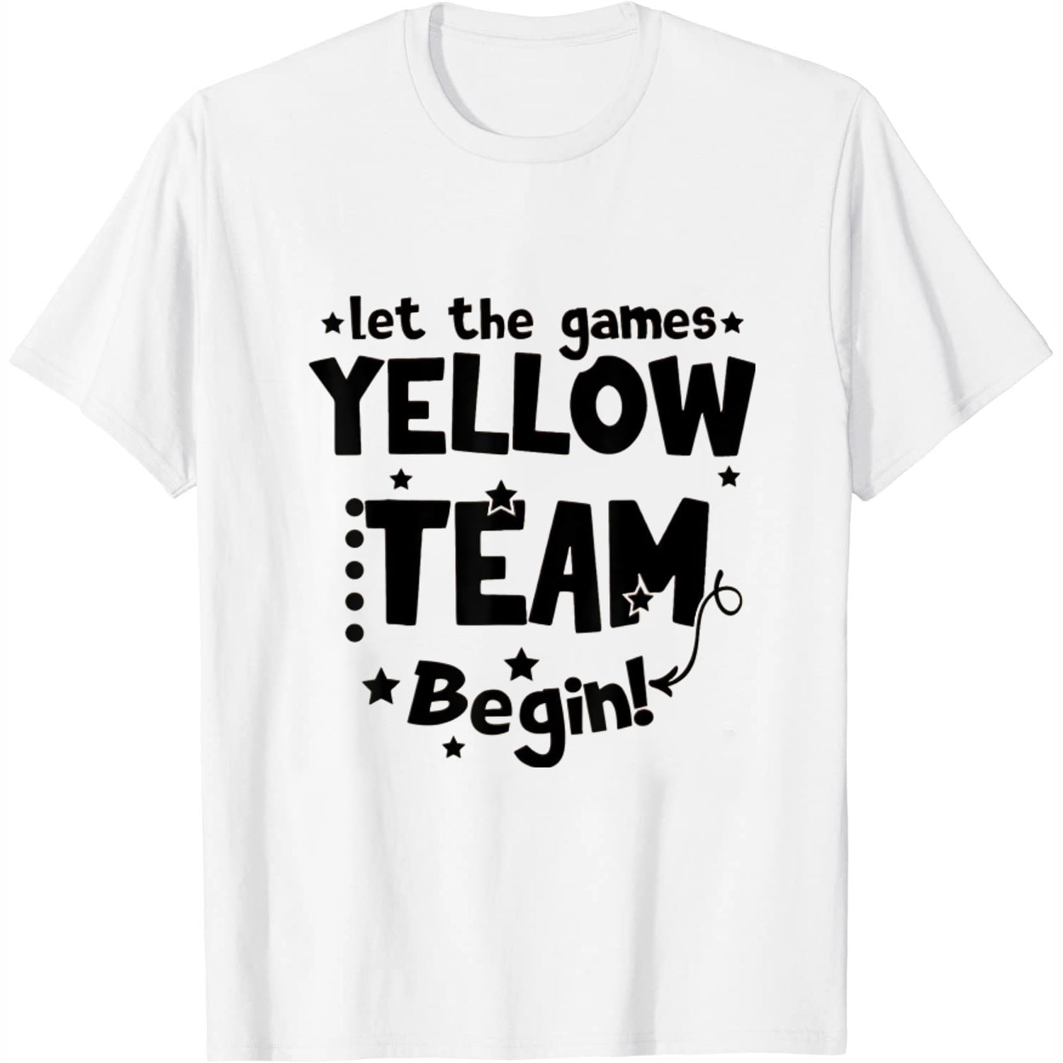 Yellow Team Let The Games Begin Field Trip Day 2024 T-Shirt - Walmart.com