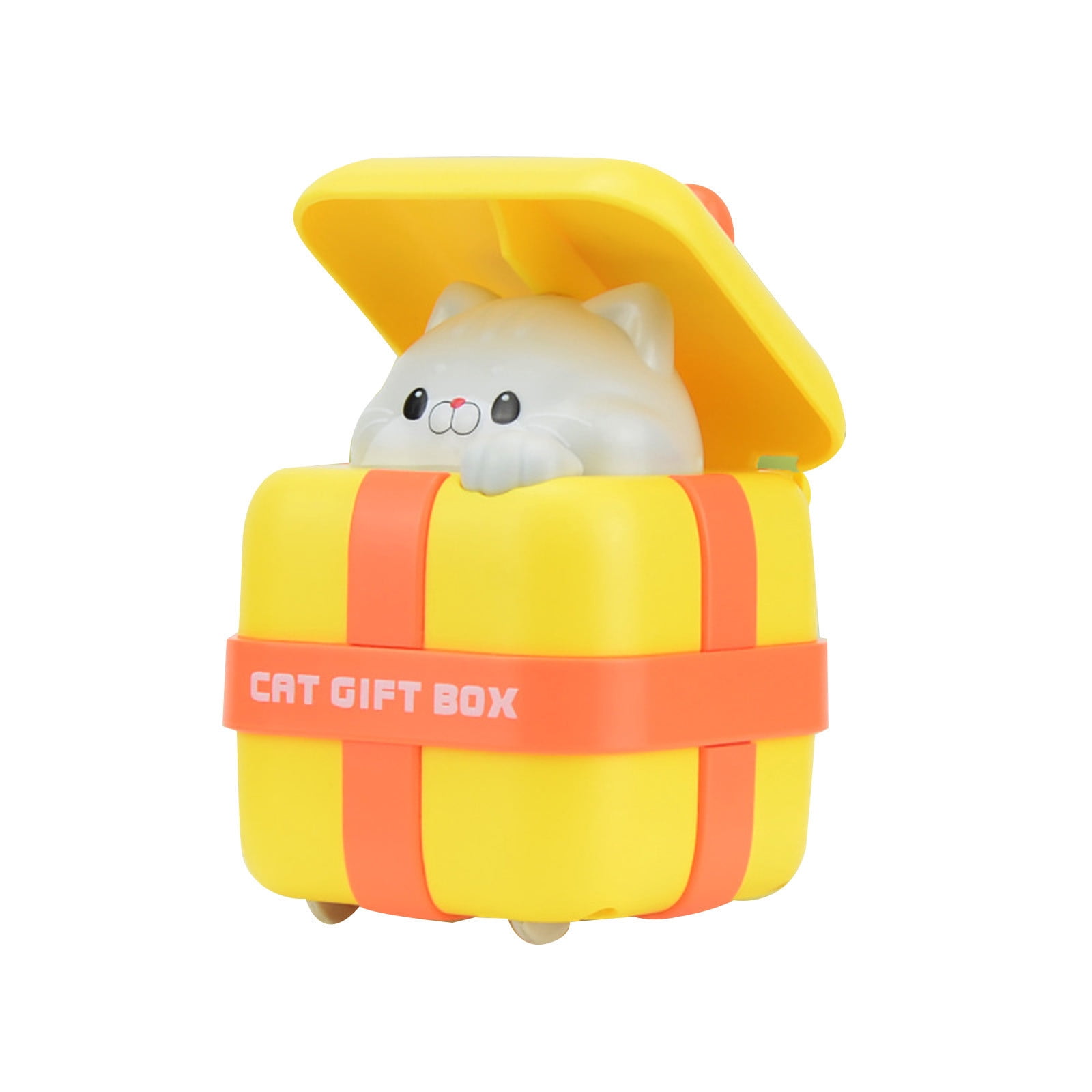 Yellow Toddler Press And Slide Driving Toy Car Motor Coordination ...