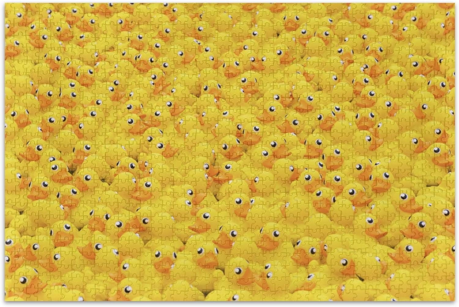 Yellow Toy Duck Jigsaw Puzzle 500 Pieces for Adults Teens Kids, Fun ...