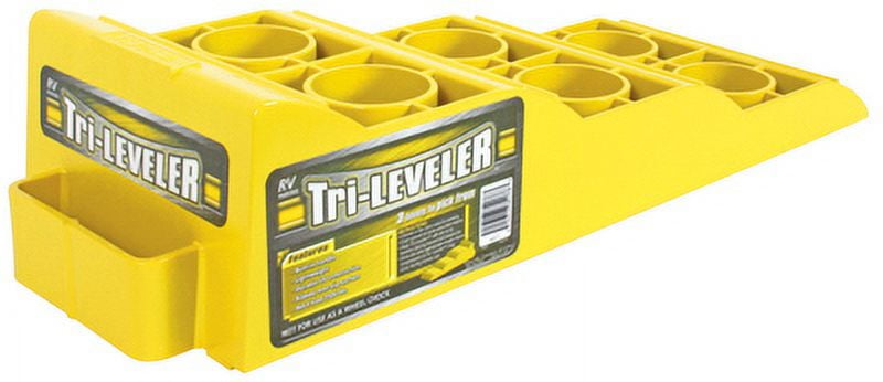 Yellow Tri-Leveler Raise Your RV Up To 3-7/8" On Any Tire For A More L ...