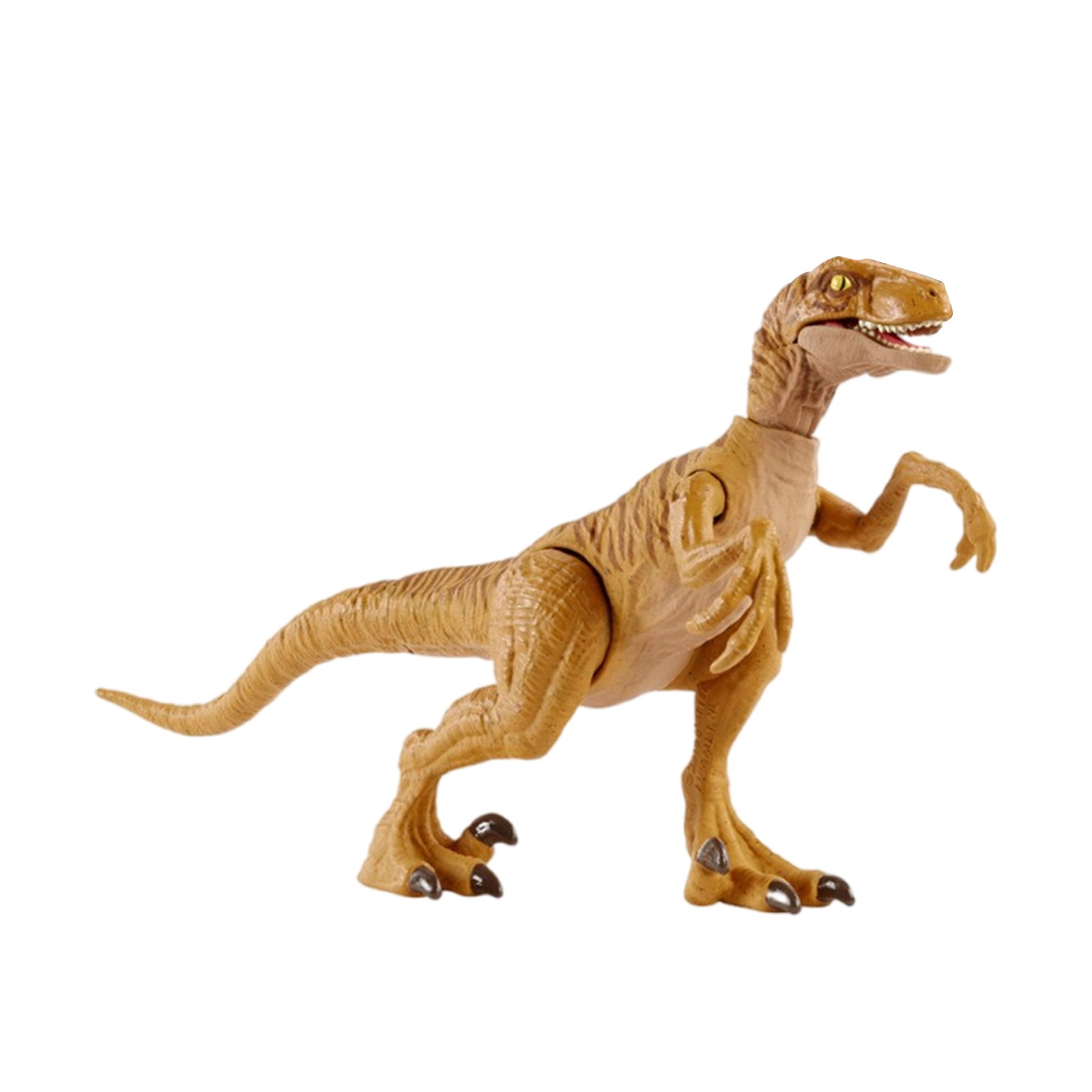 Yellow Velociraptor, Jurassic World Cretaceous Wild Roar Dinosaur Toy ...
