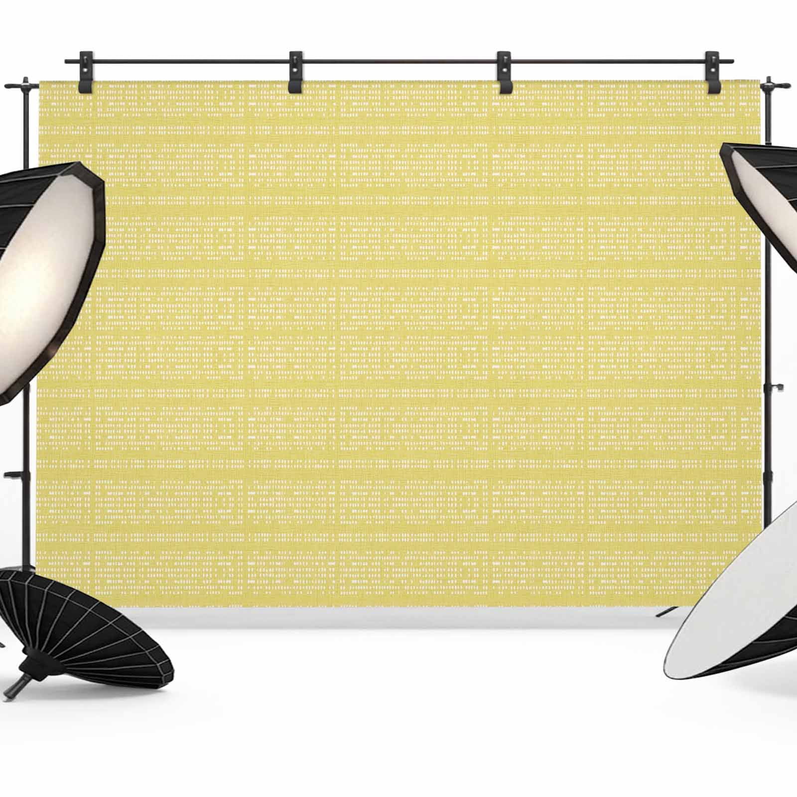 Yellow White Pixels Backdrop for Photography, Modern Contemporary ...