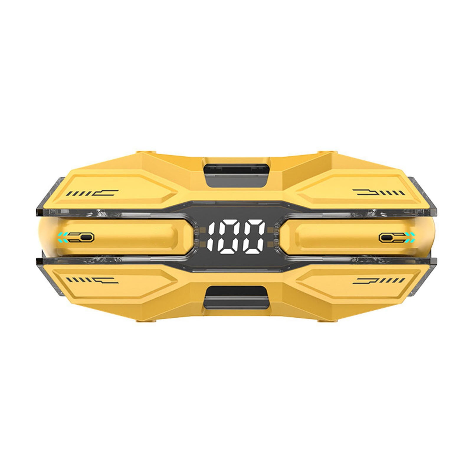 Yellow Wireless Earbuds Bluetooth 5.4 Metal In-Ear Headphones With Low ...